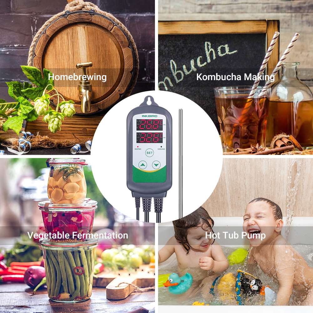 Inkbird ITC-308S HeatingCooling Multi-Function Temperature Controller ...