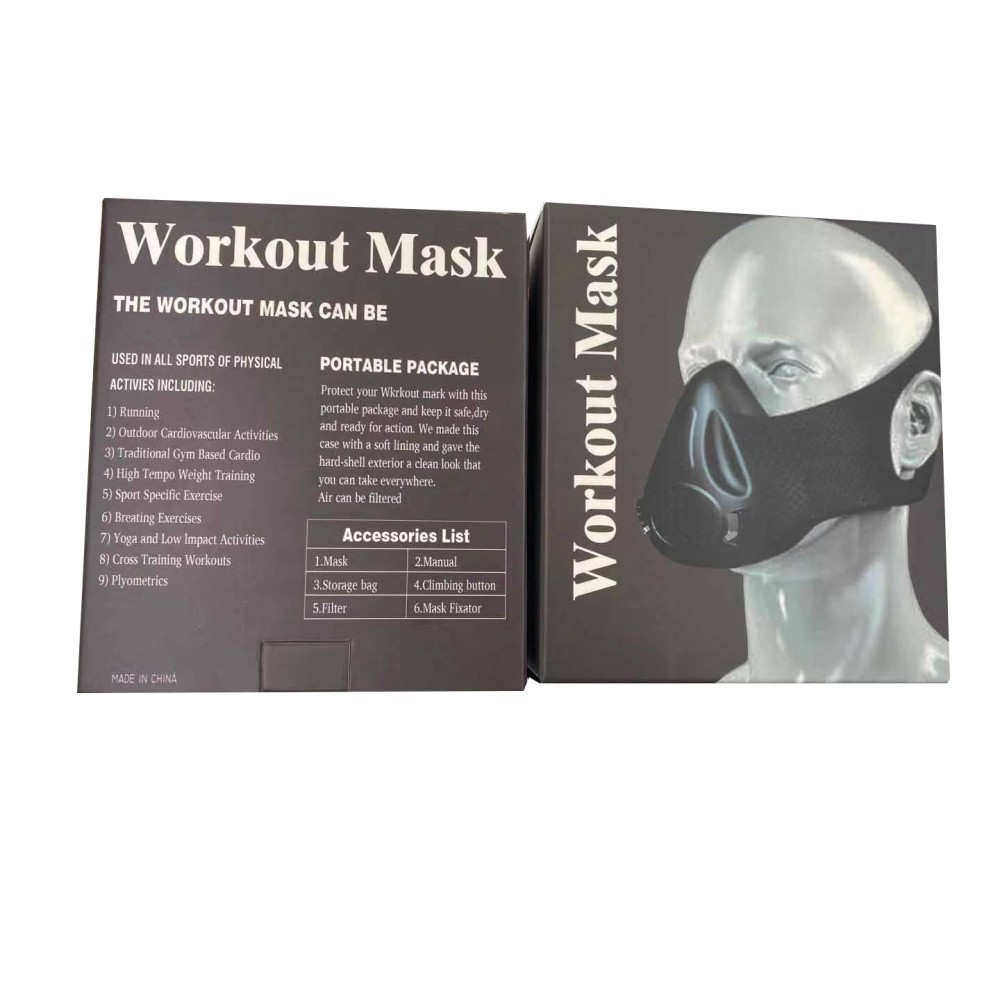 Ready Workout MASK Simulate High Altitudes for Breathing Running Cardio ...