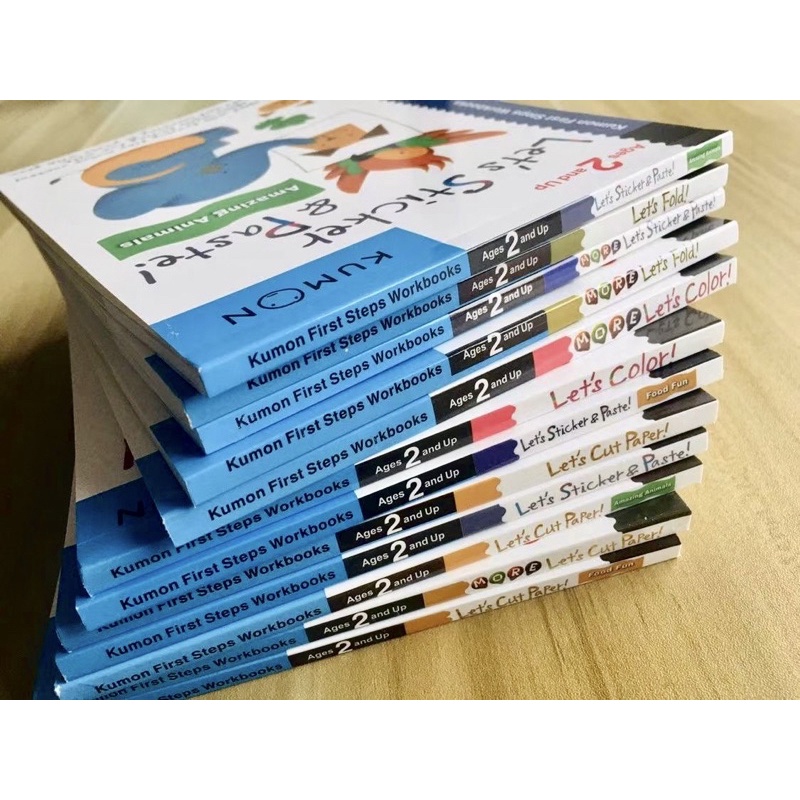 Kumon for Young Children Handmade Paper-Cut Origami Stickers Coloring ...