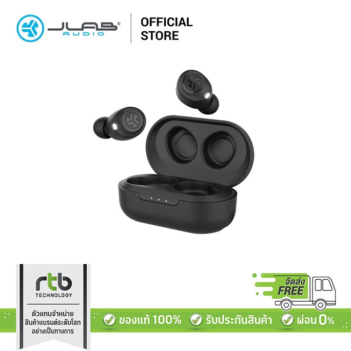 JLab หูฟังไร้สาย รุ่น JBuds Air True Wireless Signature Bluetooth ...