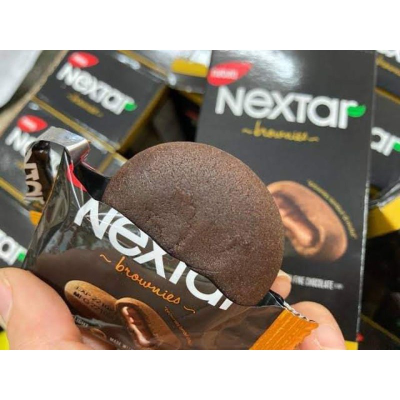 (ขายปลีก ถูกที่สุด) Nextar คุกกี้บราวนี่ 4รสให้เลือก 1กล่อง บรรจุ 8ชิ้น ...