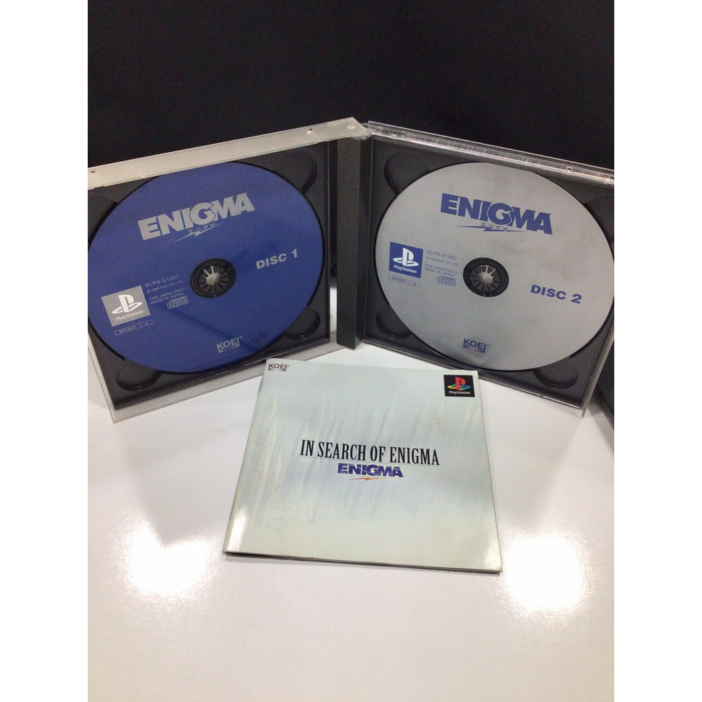 แผ่นแท้ [PS1] Enigma (Japan) (SLPS-01351~2) - athinutt - ThaiPick