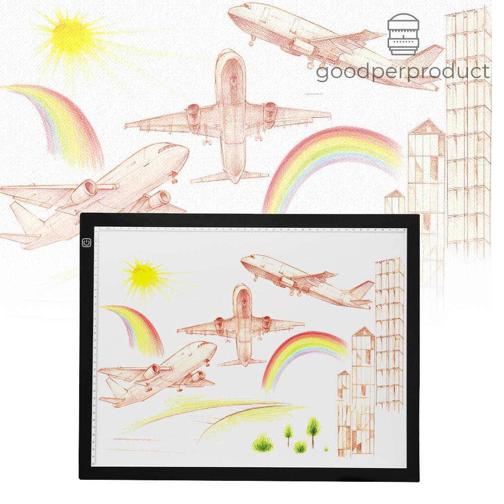 Good&P A3 LED Light Box Tracer with Scale Ultra-thin USB Powered ...