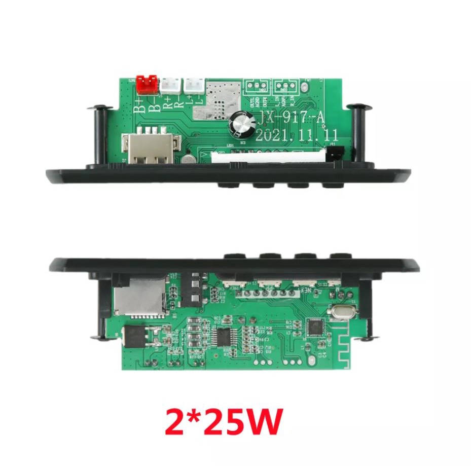 ต่อลำโพงได้เลย JX-BT 25W x2 มีขยายเสียงในตัวไฟ DC12-18V Bluetooth 5.0 MP3 Player วิทยุ FM TF USB ...