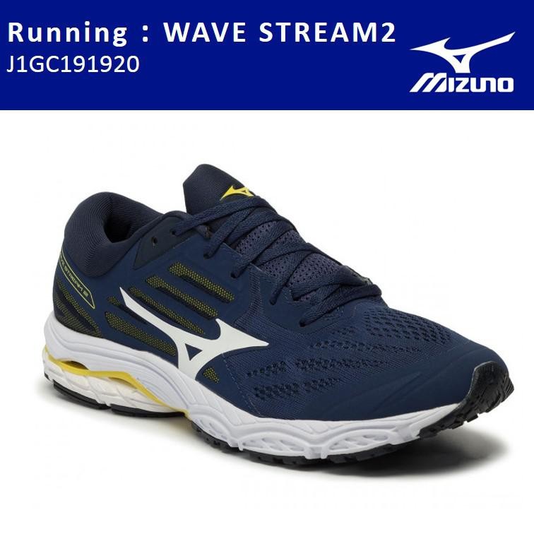 รองเท้าผ้าใบ Mizuno Wave Stream 2 สี Navy Blue - aroina65 - ThaiPick