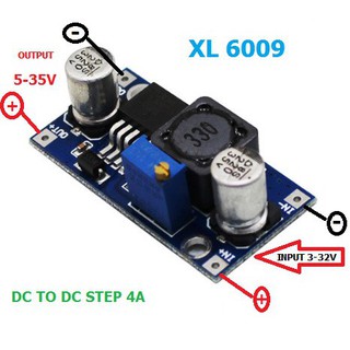 XL6009 / XL6009E1 DC-DC Step Up Power Module 4A MAX โมดูลเพิ่มแรงดัน 5V ...