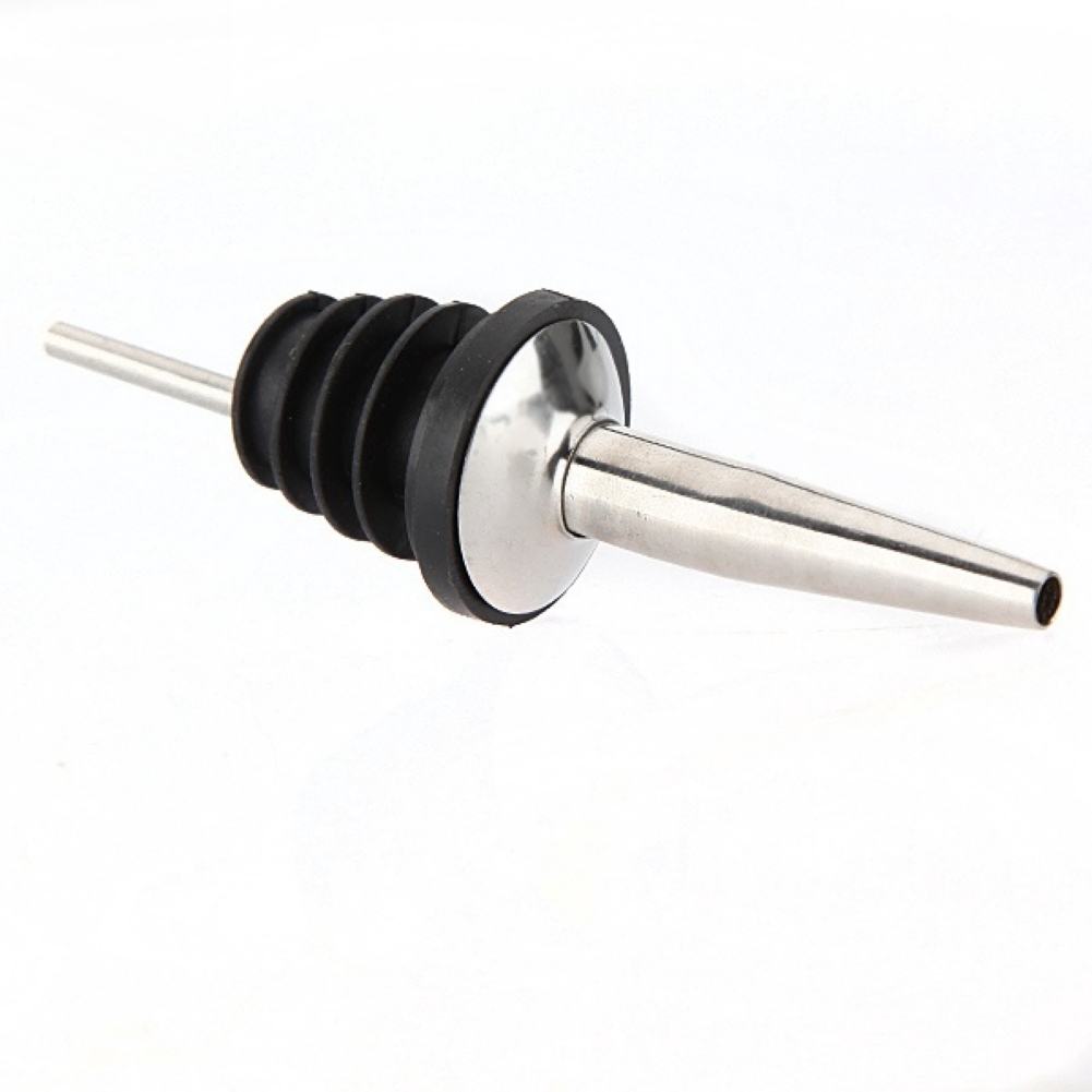 5 Pcs Tapered Spout Stopper Liquor Pour Stainless Steel Classic Wine ...