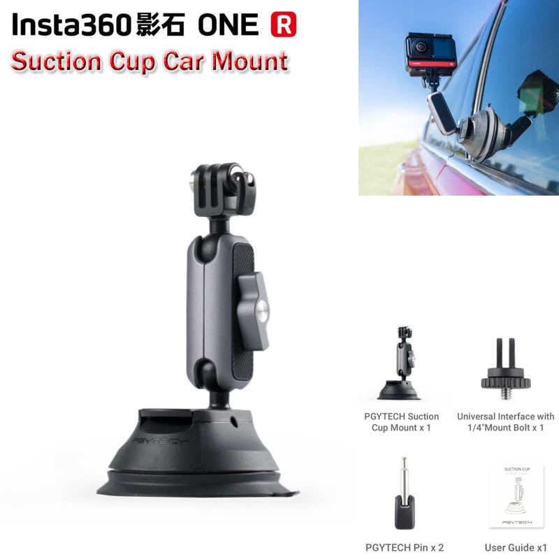 Insta360 One X2 / One R อุปกรณ์เมาท์ขาตั้งดูดติดในรถยนต์สําหรับกล้อง ...