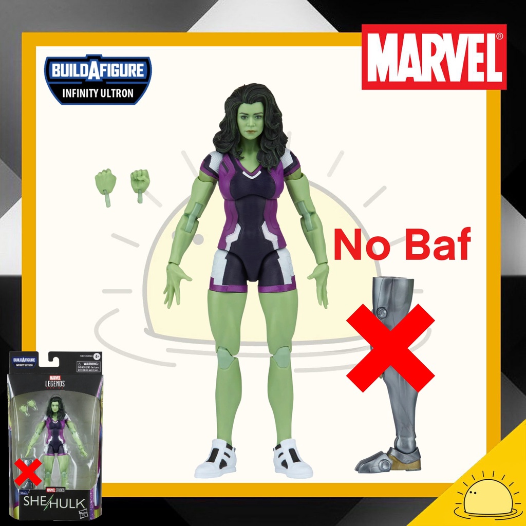 Marvel Legends Disney Plus Infinity Ultron Wave - She Hulk 6 inch No ...