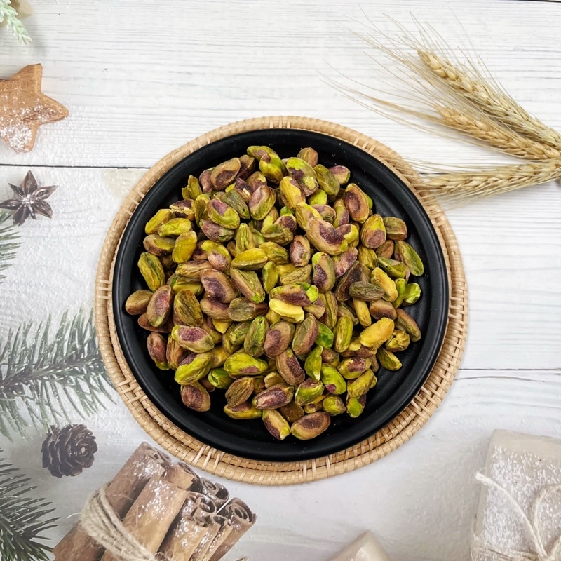 Pistachio Roasted พิสตาชิโออเมริกาแกะเปลือก อบธรรมชาติ (ไม่ใส่เกลือ ...