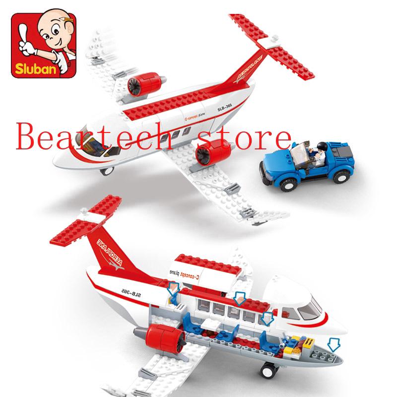 Compatible Lego City Air Plane Passenger Set Sluban 0365 Aviation ...