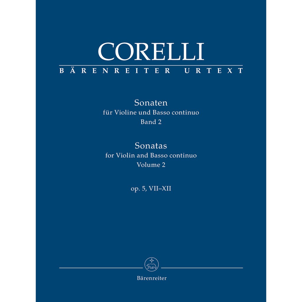 Corelli Sonatas for Violin and Basso continuo op. 5 VII-XII Volume 2 ...