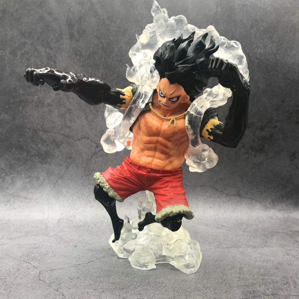 【พิเศษ】One Piece Snake Man Luffy Figure 4 Gear Luffy KOA Art King Model ...