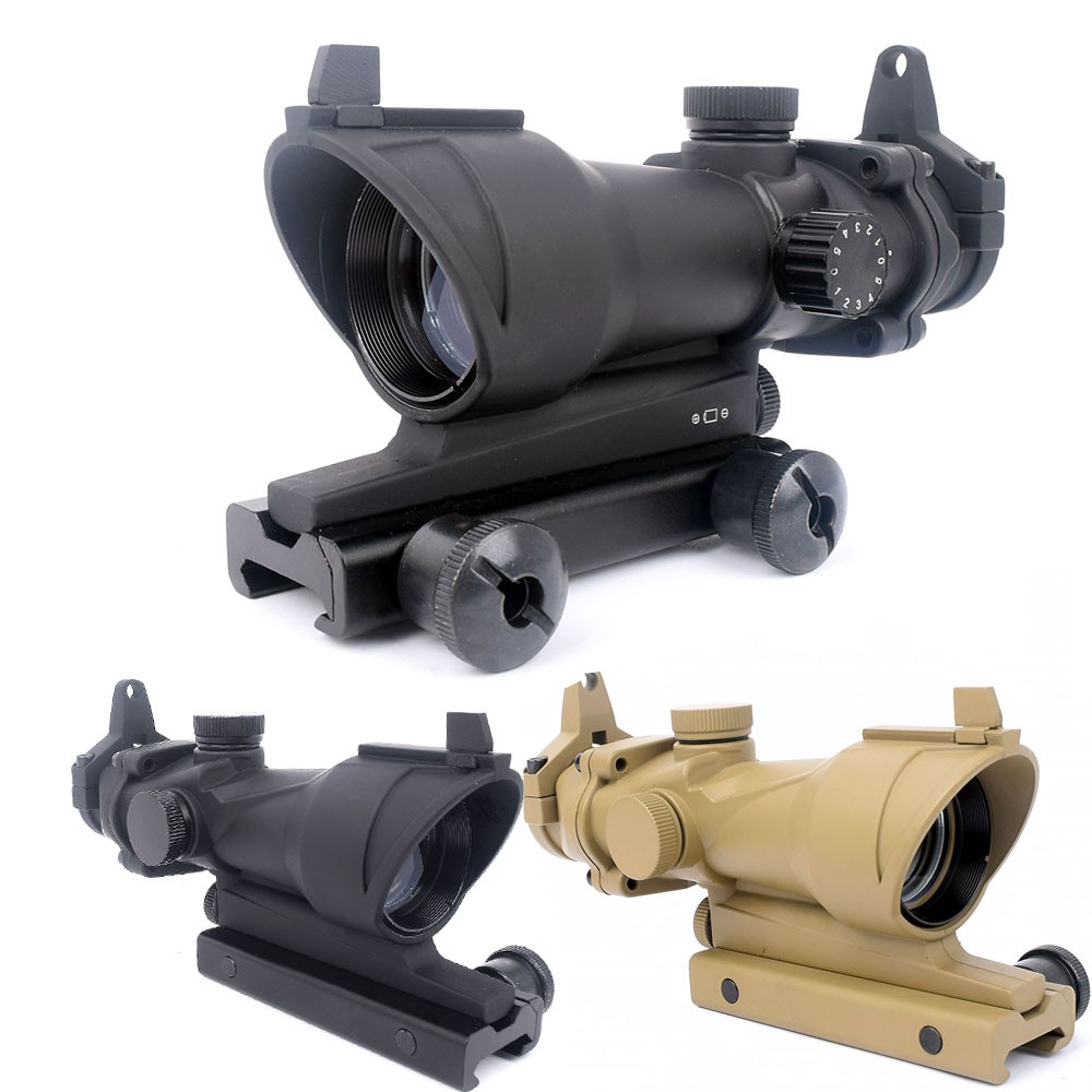 Tactical ACOG 1X32 Red Dot Sight Optical Rifle Scopes ACOG Red Dot ...