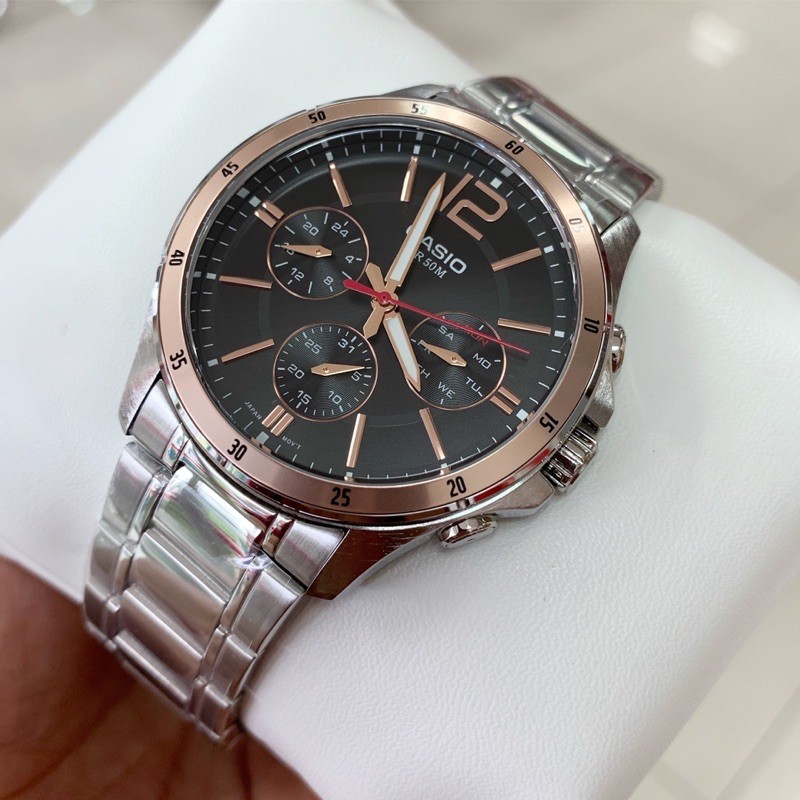 นาฬิกาผู้ชาย Casio ของแท้ MTP-1374D-1A, MTP-1374D-1A2, MTP-1374D-2A ...