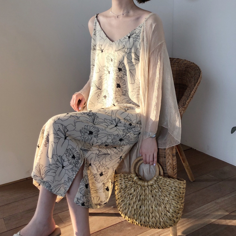 เสื้อคาร์ดิแกนผ้าชีฟองกันแดดแฟชั่นฤดูร้อนสําหรับสตรี - toulinshangmaos ...