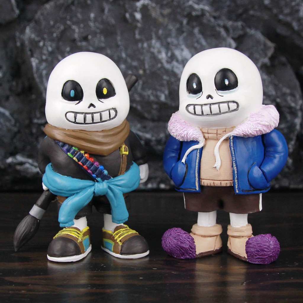 Undertale 13cm Figure Figurine Ink Sans Boss Toys Model Doll Handmade ...