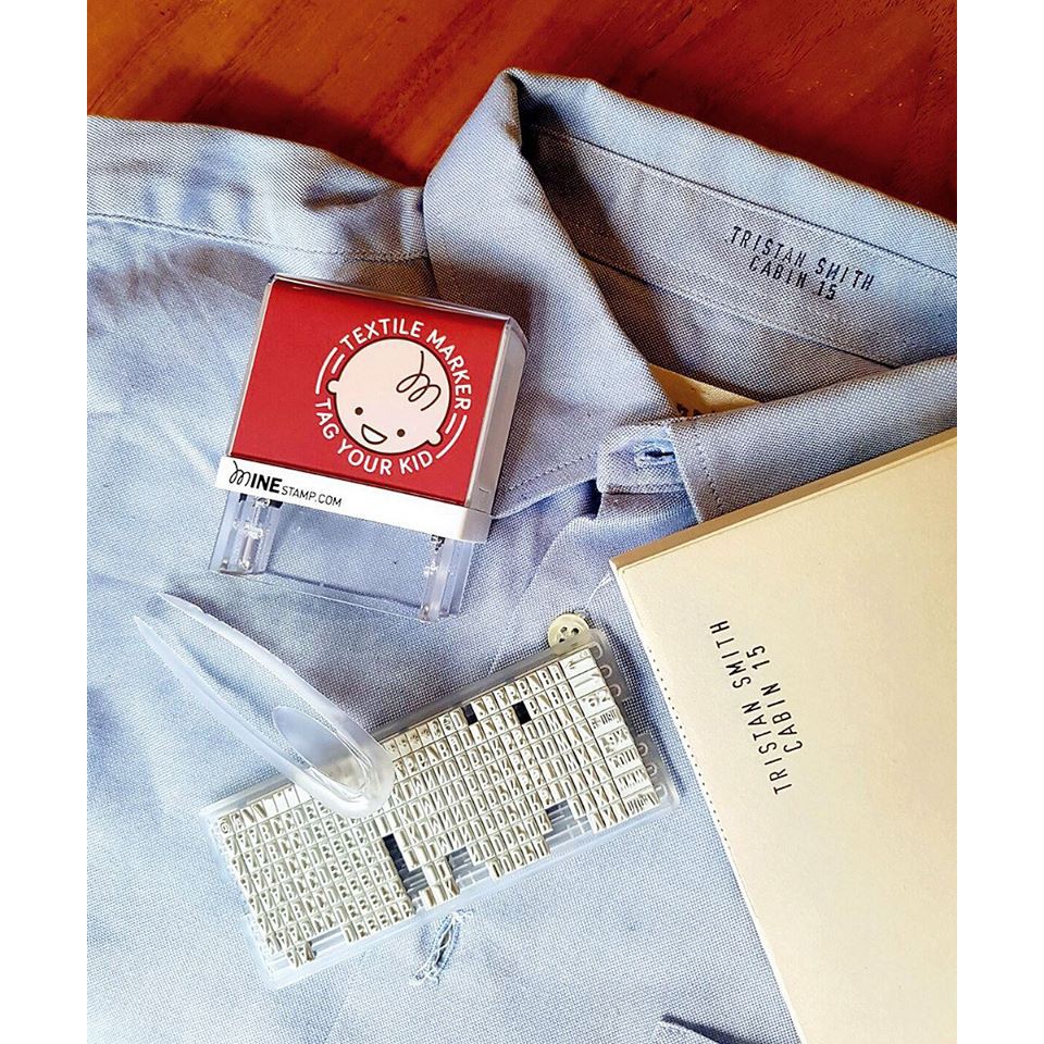 ตรายางปั๊มผ้า Mine Stamp กันน้ำ ซักได้ (พร้อมส่ง) | Shopee Thailand