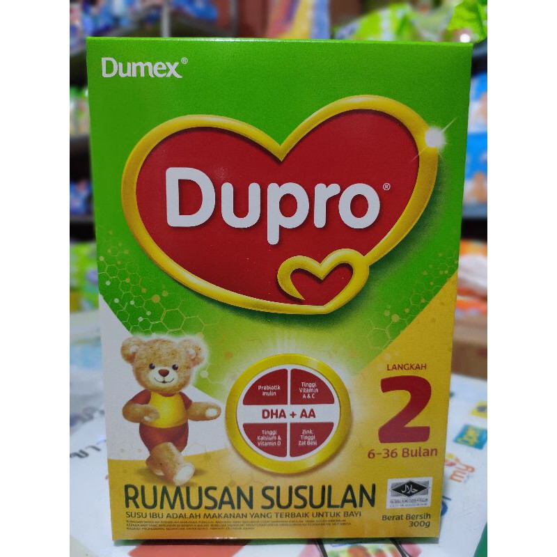 Dumex Dupro ????นมผงเด็ก สูตร 1-2 น้ำหนัก 300 กรัม สำหรับเด็ก 0-36 ...