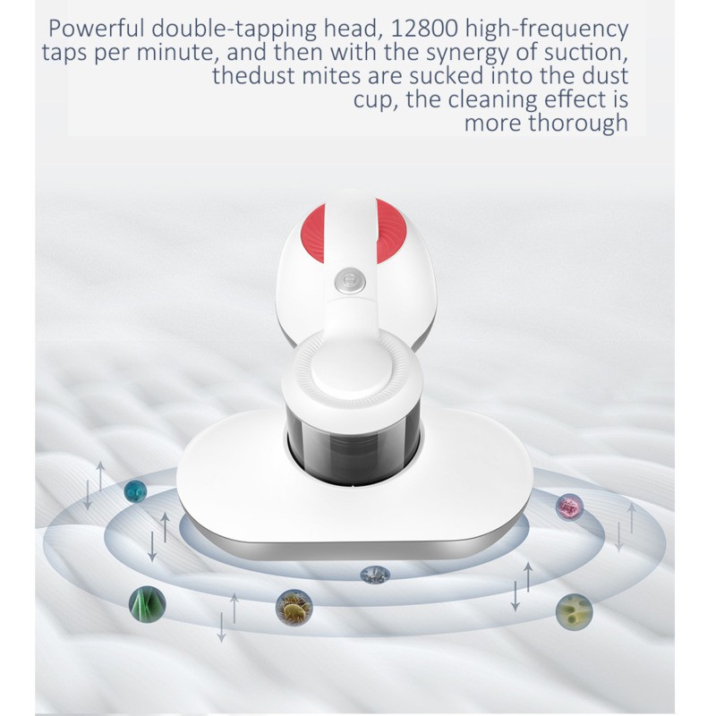 Mites Vacuum Cleaner Home Hand-held Acaricide Remover Ultraviolet Dust ...