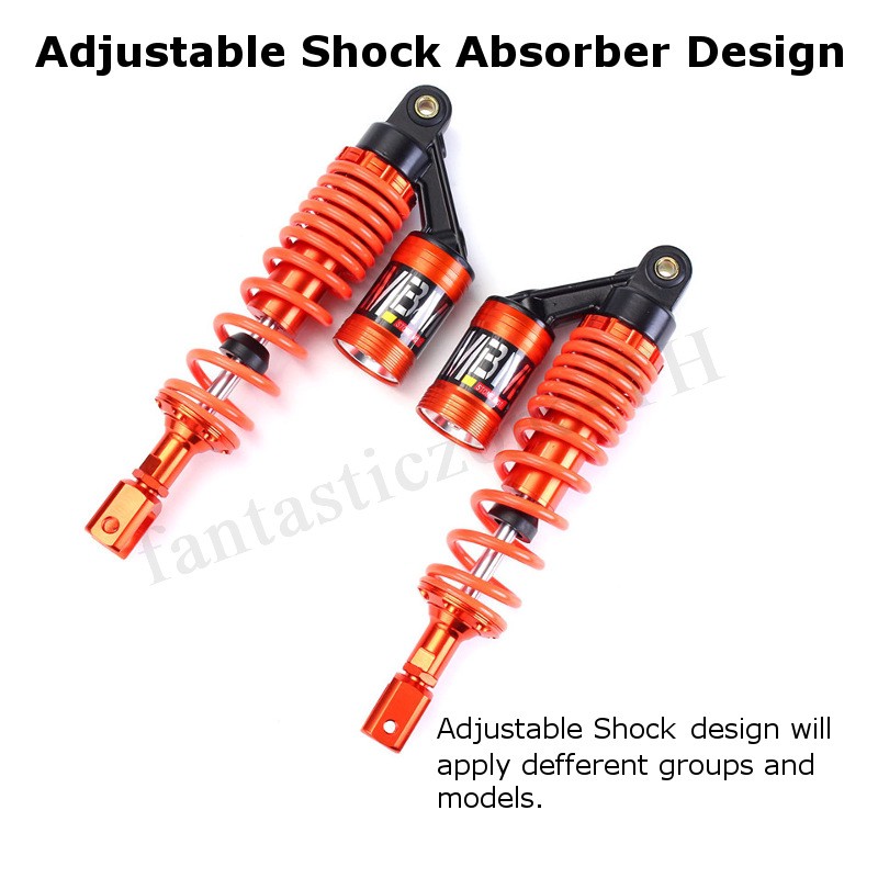 【Lila】Ready Stock 325mm Pair Universal Motorcycle Shock Absorber ...