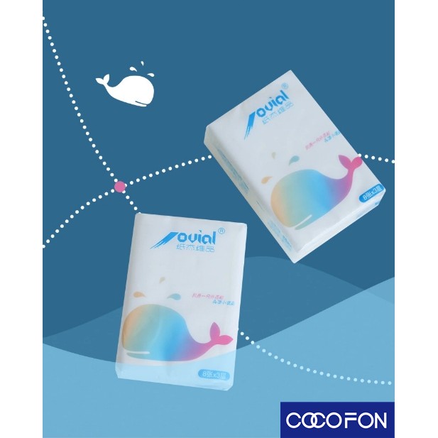 CC06 Pocket tissue 1ห่อ กระดาษทิชชู่ห่อเล็ก กระดาษเช็ดหน้า กระดาษทิชชู่ ...