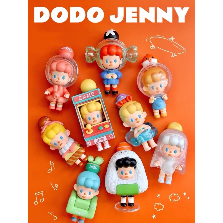 พร้อมส่ง DoDo Jenny Blind Box รวมรุ่น ลิขสิทธิ์แท้ 52TOYS DODOJENNY ...