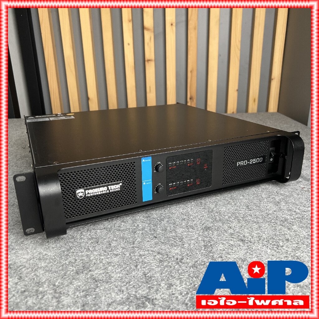 PROEURO TECH PRO2500 POWERAMP โปรยูโรเทค PRO-2500 PRO 2500 ขยาย ...