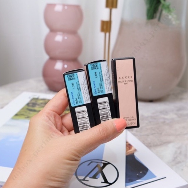 ลิปสติก ล็อตปี 2021 GUCCI Lipstick สี 201 204 208 505 Rouge a Levres ...