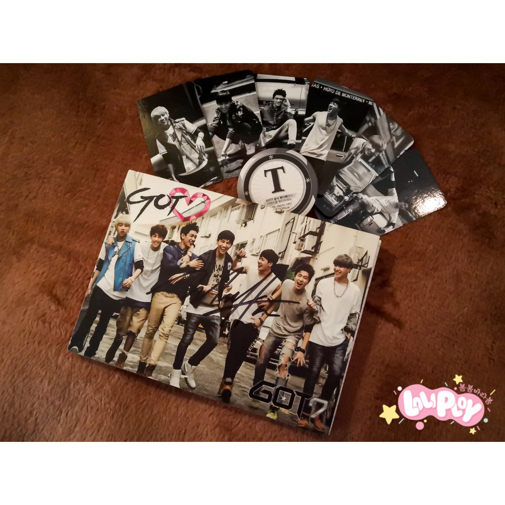 ส่งต่อ GOT7 GOTLOVE MARK SIGNATURE ALBUM + Photocard Chip Jackson ...