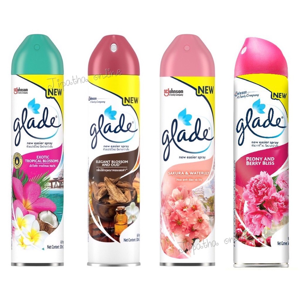 Glade Aerosol spray เกลด สเปรย์ปรับอากาศ น้ำหอมปรับอากาศ สเปรย์ดับกลิ่น ...