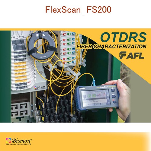 เครื่องมือวัดไฟเบอร์ออปติคัลขนาดพกพา AFL - OTDR Flexscan FS200-100 ...