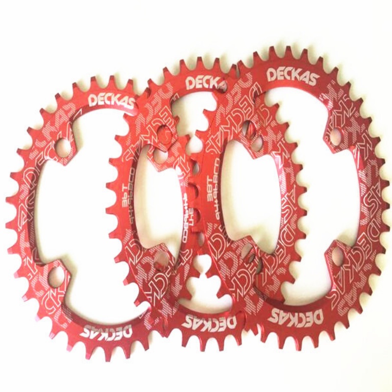 DECKAS 94+96 BCD Bicycle Chainwheel 32T 34T 36T 38T MTB Bike Chainringmountain Crown Round Oval ...