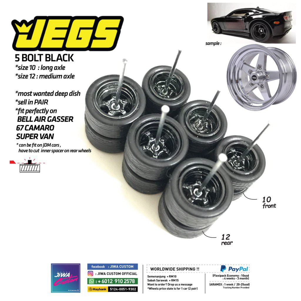 jqcH Hotwheels Tyre Real Riders Tayar Getah size 10/12 Gasser & more ...