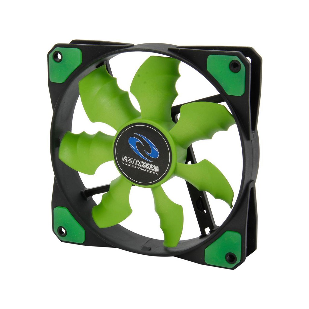 พัดลมเคส 120 mm Raidmax Case Fan Cobra Fan Green | Shopee Thailand