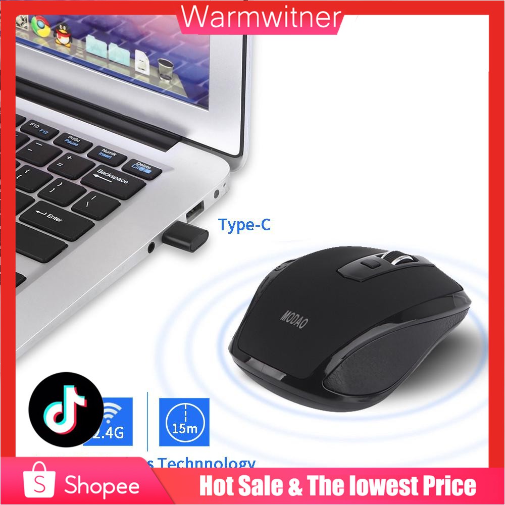 Modao 2.4GHz type C wireless mouse USB C mice for MacBook/pro USB C ...