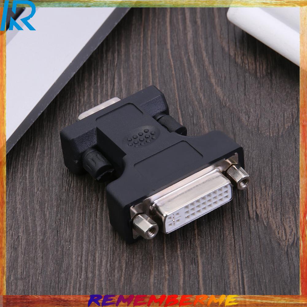 อะแดปเตอร์ 24 + 5 Pin DVI Female to 15 Pin VGA Male Cable Extender ...