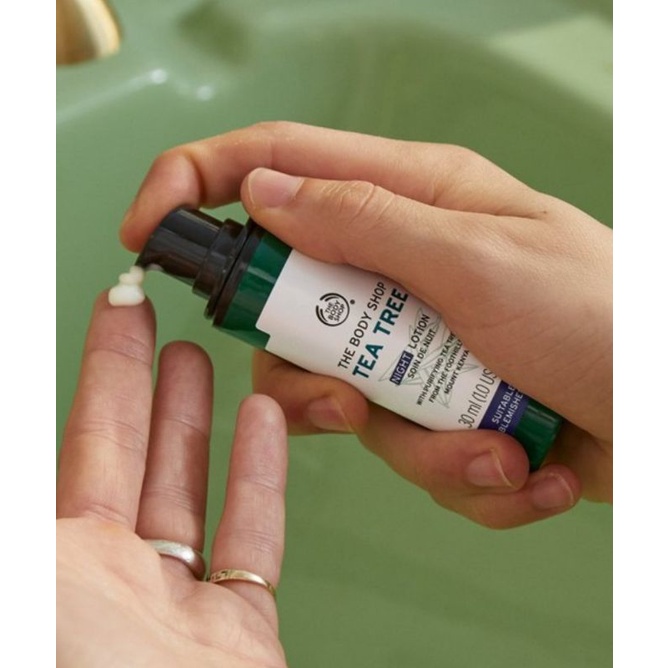 THE BODY SHOP TEA TREE NIGHT LOTION 30ML - best_skin.andcosmetic - ThaiPick