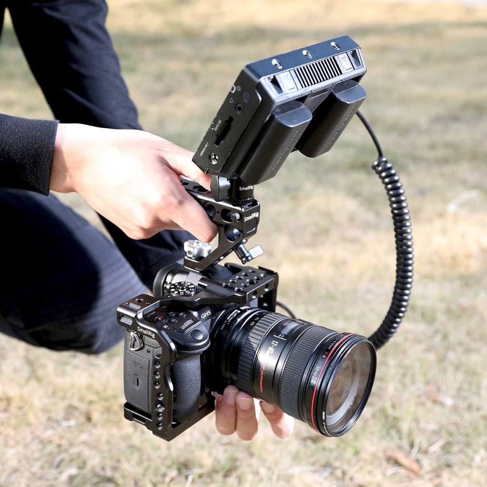 SmallRig Hot Shoe Cold Shoe Cheese Top Handle Grip with 15mm Rod Clamp ...