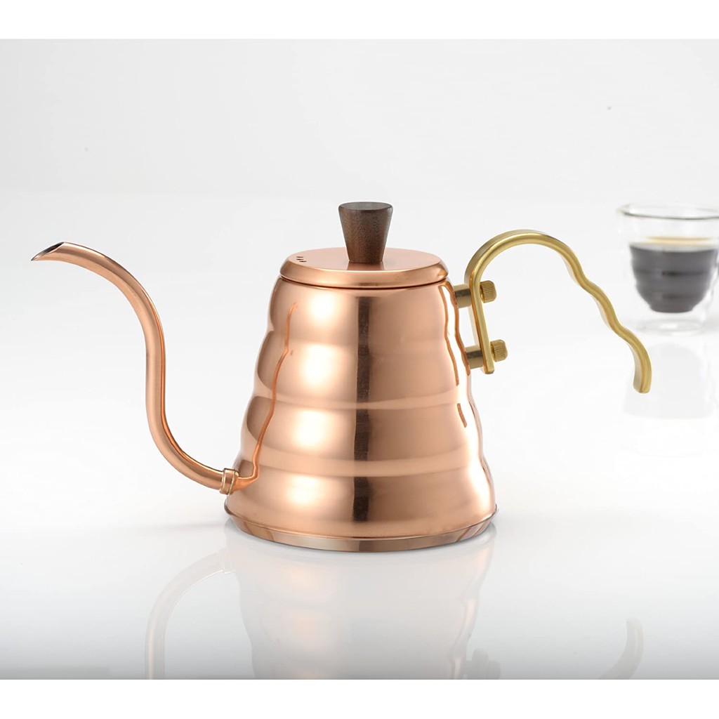 HARIO V60 Drip Kettle Buono Copper Coffee VKB-90 CP (ของแท้) Made in JAPAN กาดริปกาแฟ ขนาด 900ml ...