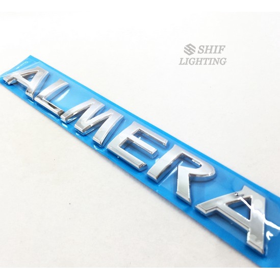 ALMERA Letter Logo Car Auto Rear Trunk Lid Emblem Badge StickerFor ...