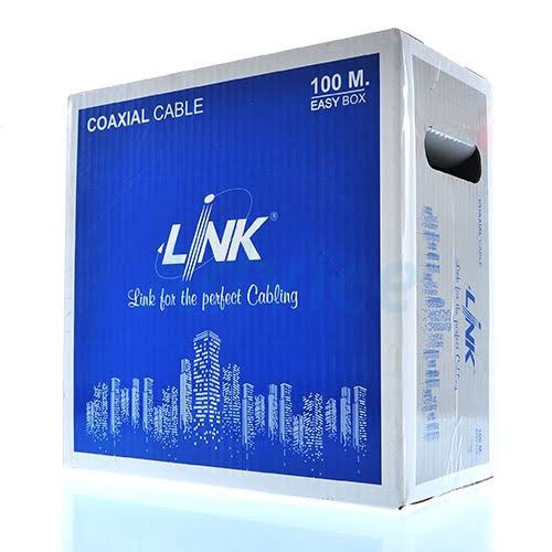 CB-0106A-1 LINK สาย RG6 6U สีดำ Cable Shield 95 ความยาว 100 เมตร By ...