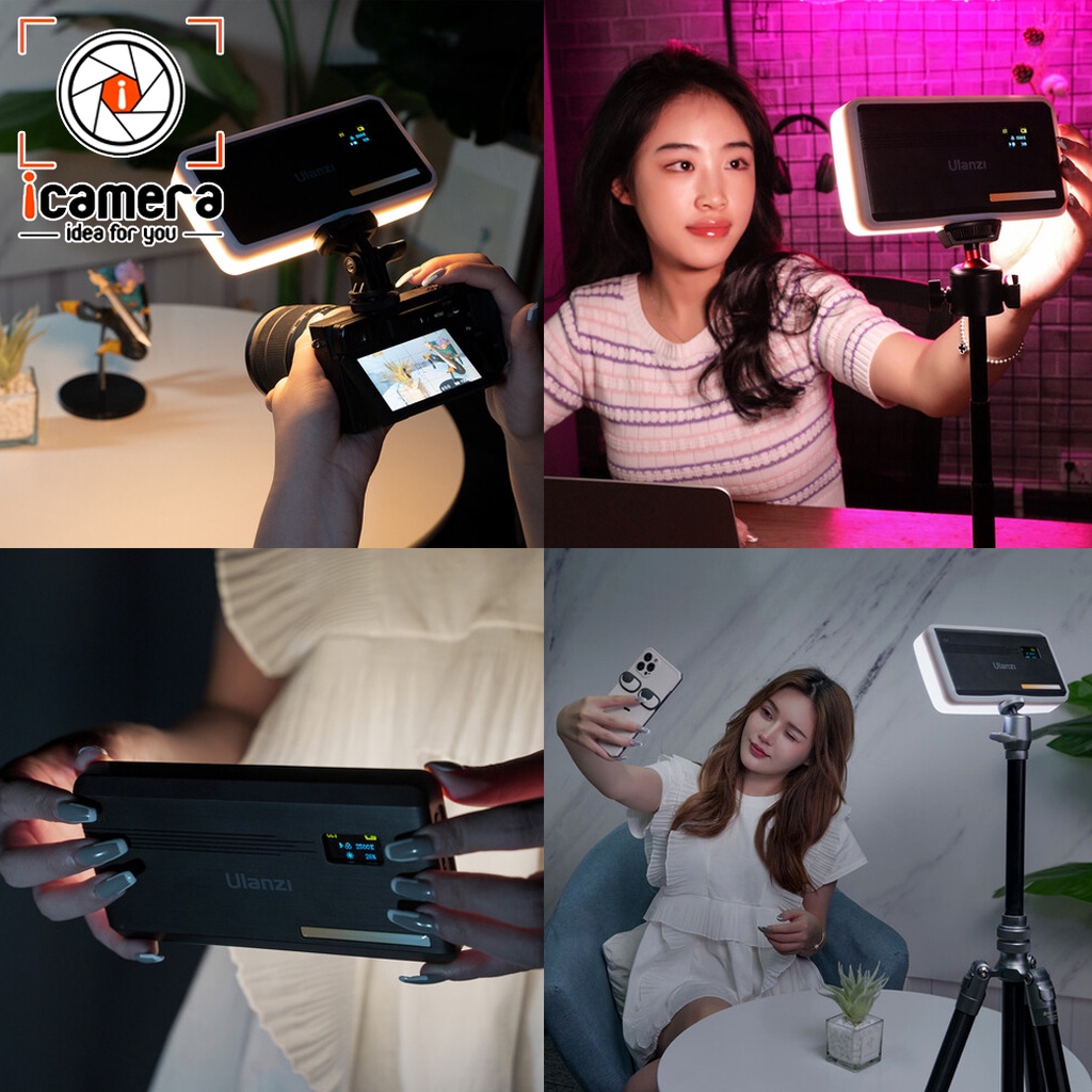 Ulanzi LED VL200 Bi-Color 2500K-9000K CRI90 5000 mAh - ไฟ LED Video ...