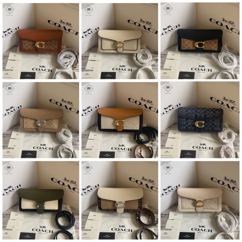 COACH New Bacchus Bag กระเป๋าถือ Tabby Series 76105 91215 AAA ...