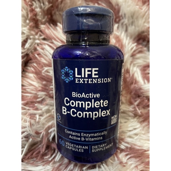 พร้อมส่ง EXP 724 ล็อตใหม่Life Extension BioActive complete B-complex 60 capsules - vitamins ...
