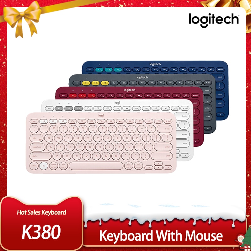 Logitech K380 multi-device Bluetooth wireless keyboard linemate multi ...