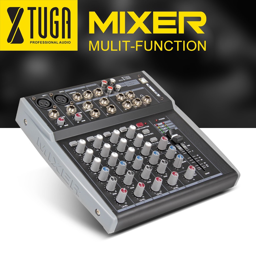 X TUGA Audio Mixer MX8 สภาพ 99% อุปกรณ์ครบตามภาพ ใช้งานน้อยมาก | Shopee ...