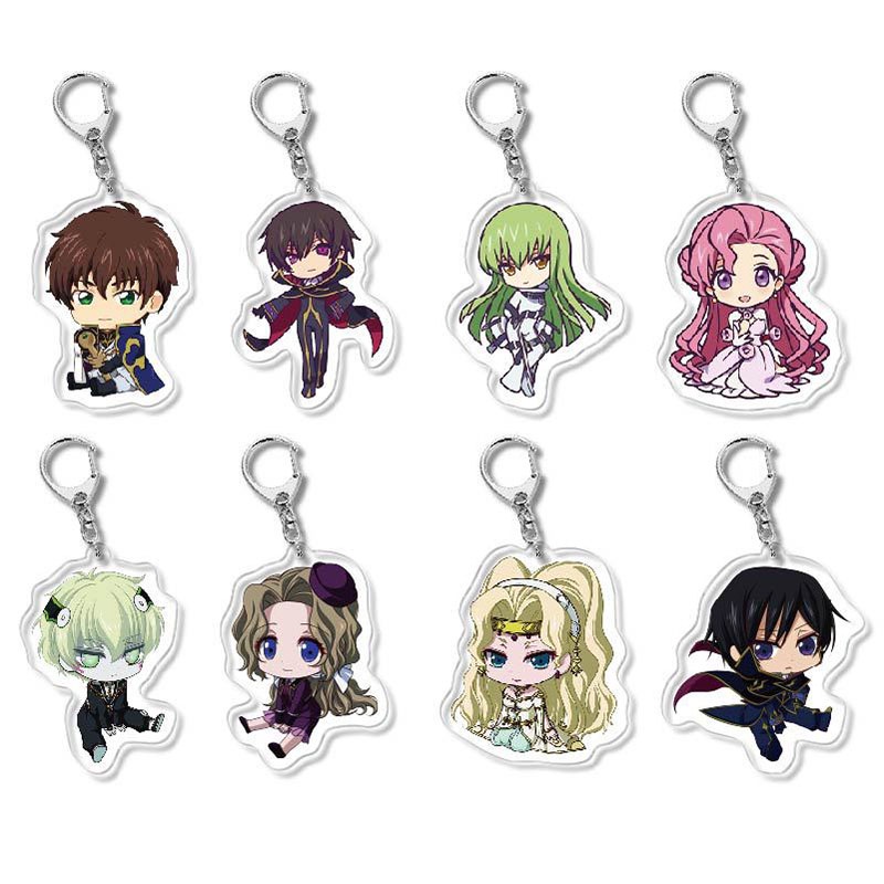 พวงกุญแจAnime CODE GEASS Lelouch of The Rebellion Keychain Cartoon ...