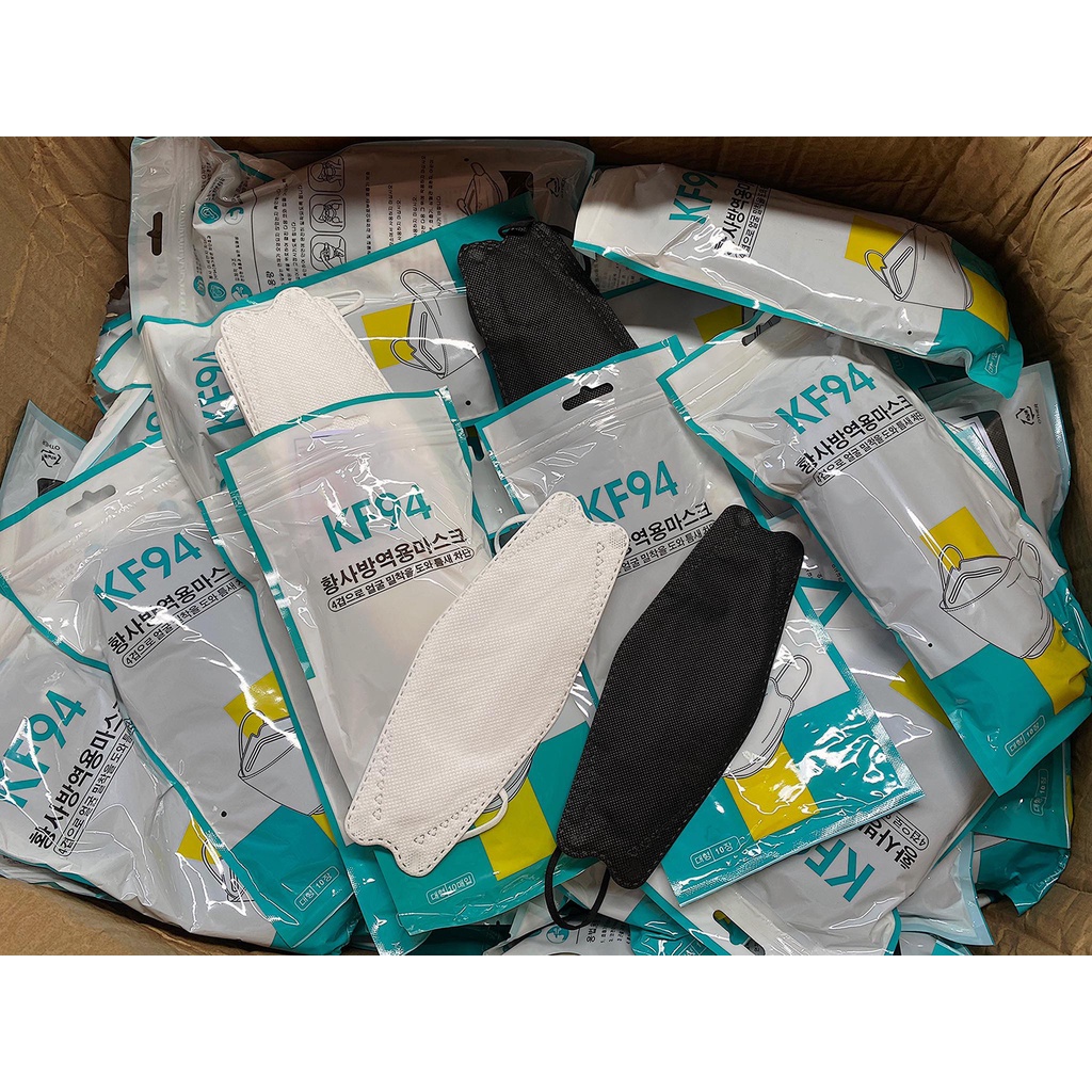 หน้ากากอนามัย แมส เกาหลี kf94 ยกลัง 100แพ็ค (1แพ็ค มี10ชิ้น) - slpzzz79 ...