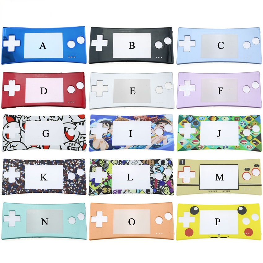 Front Faceplate Cover Shell Housing Case For Nintendo Game Boy Micro ...